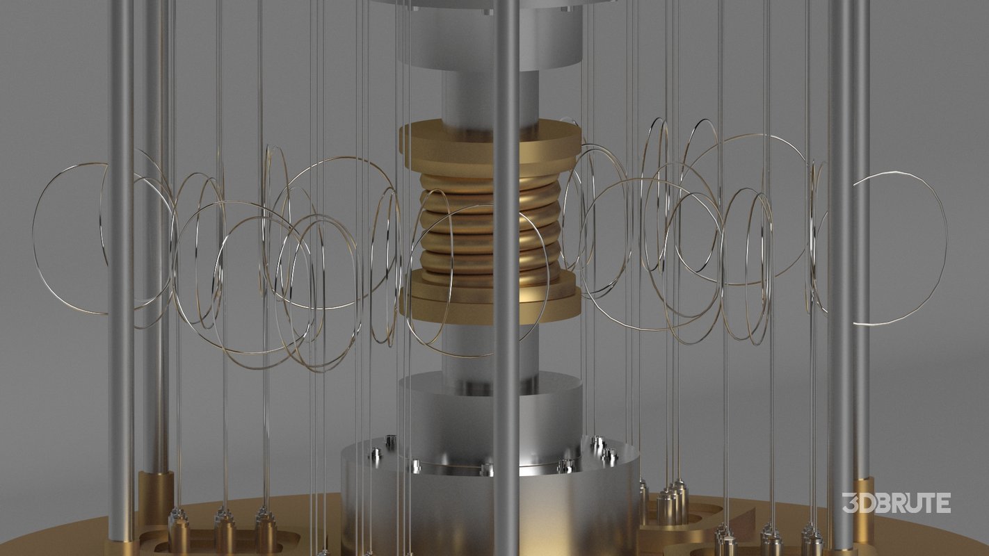 Quantum Computer 3d model 3dbrute