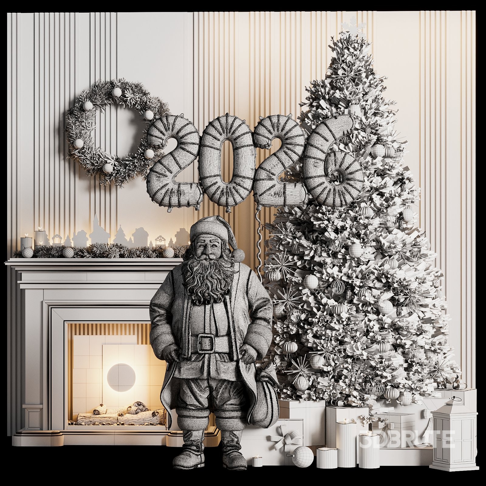 nts, garland, and golden “2026” balloon numbers. Image 2