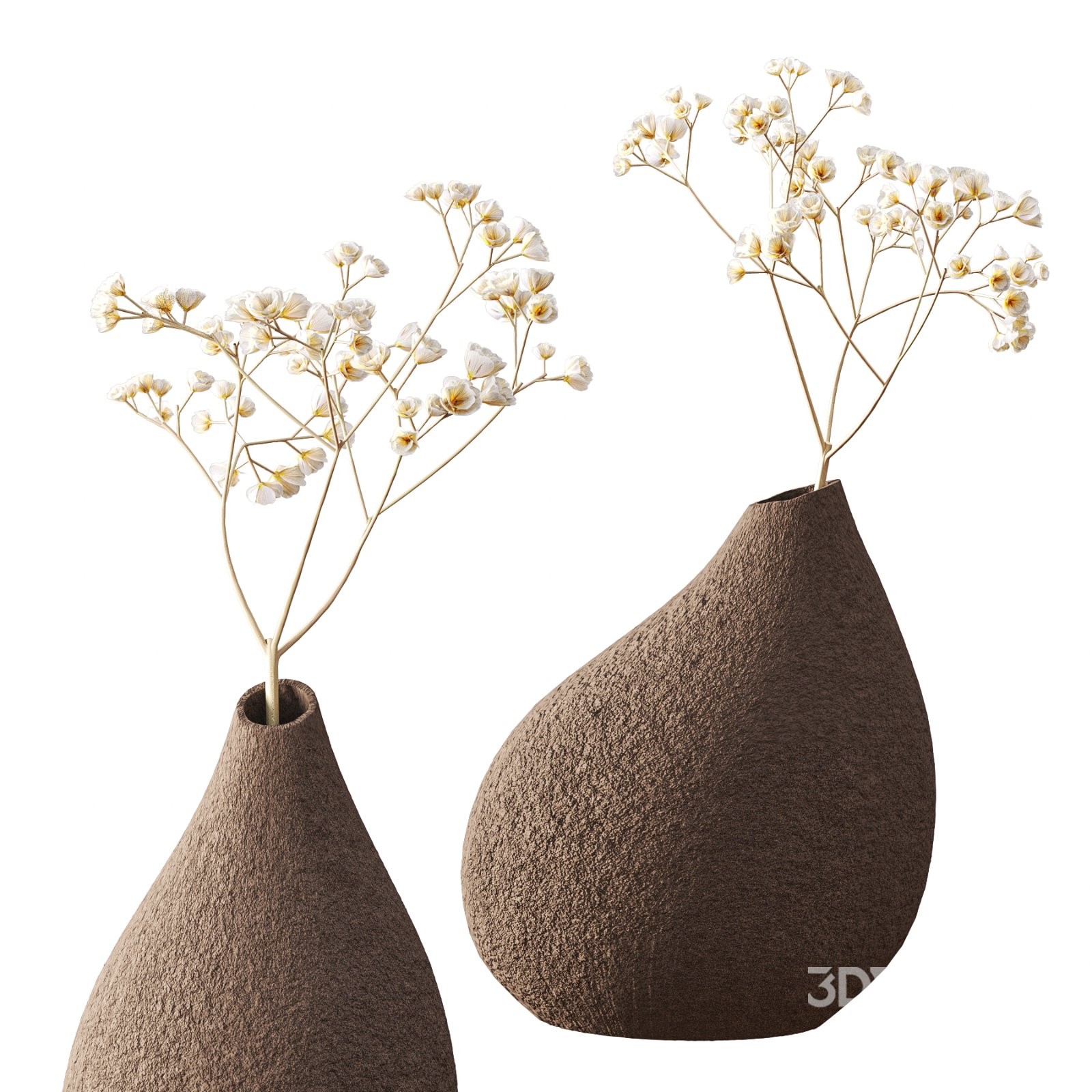 Rustic Clay Vase with Natural Gradient Image 2