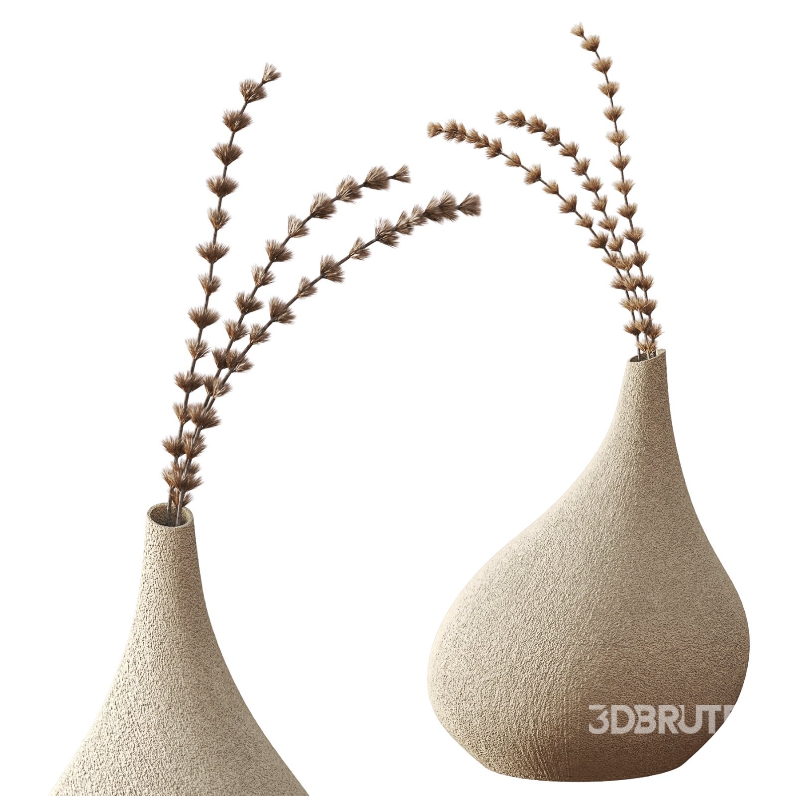 Rustic Clay Vase with Natural Gradient Image 3