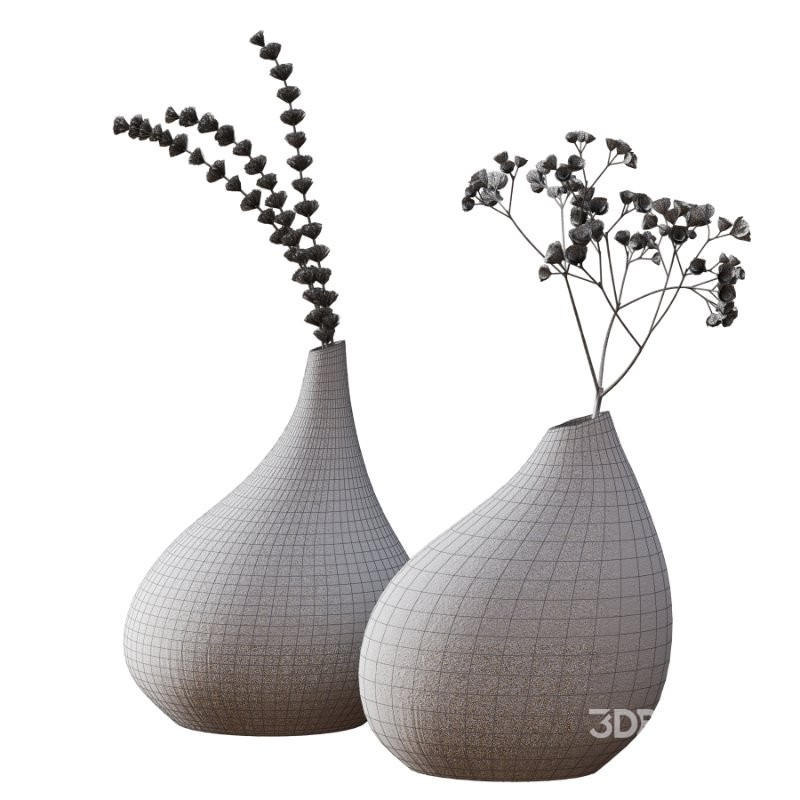 Rustic Clay Vase with Natural Gradient Image 1