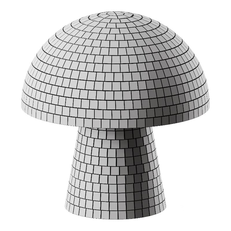 Sculpture 19 Disco Mushroom Image 2