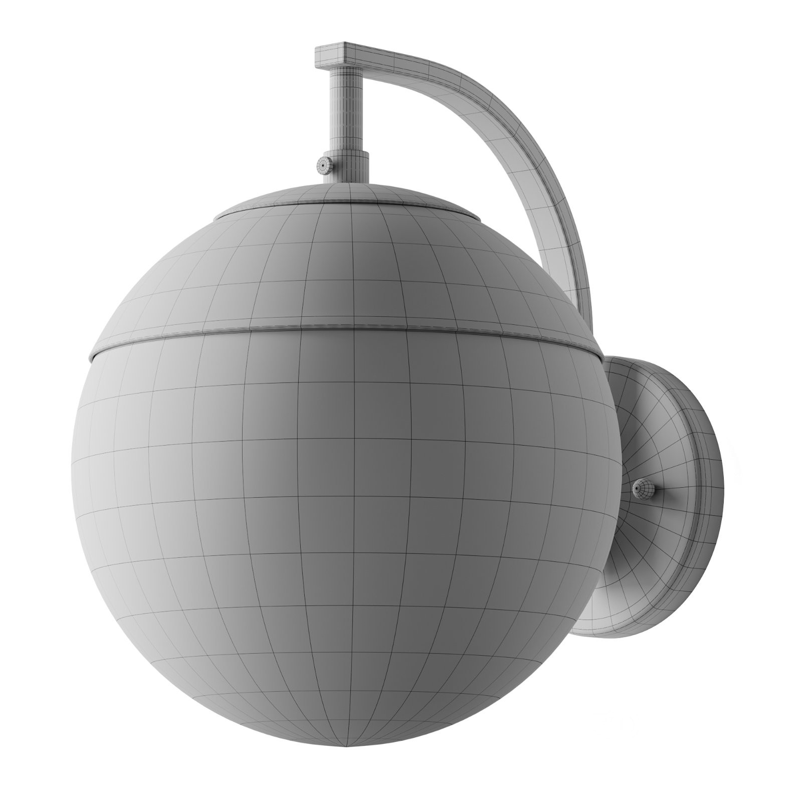 Mid-Century Clear Globe Sconce Image 10