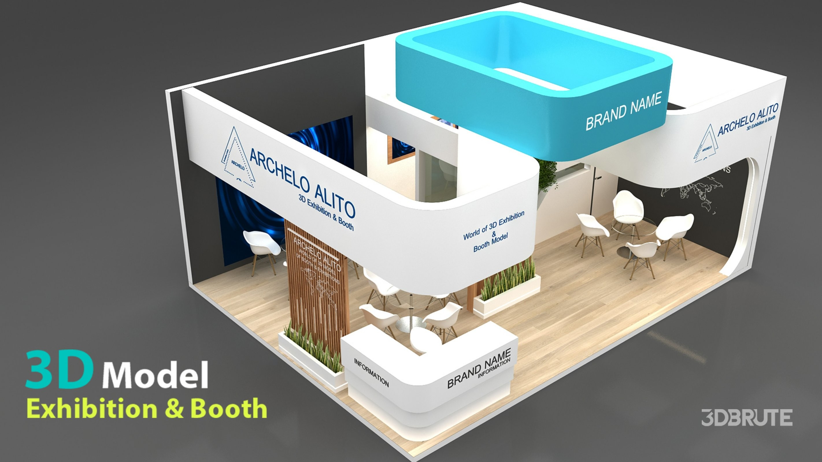 exhibition 3d model Image 4