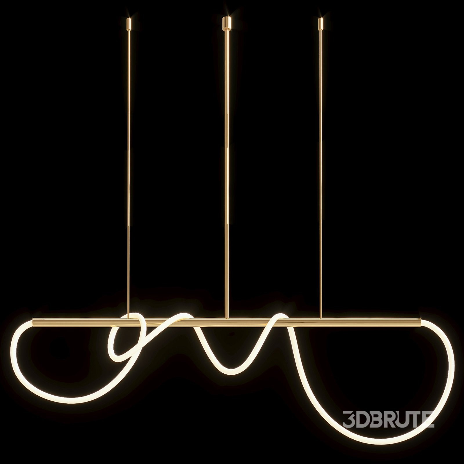 3 Luke Lamp Pendant Light Tracer Bar Image 6