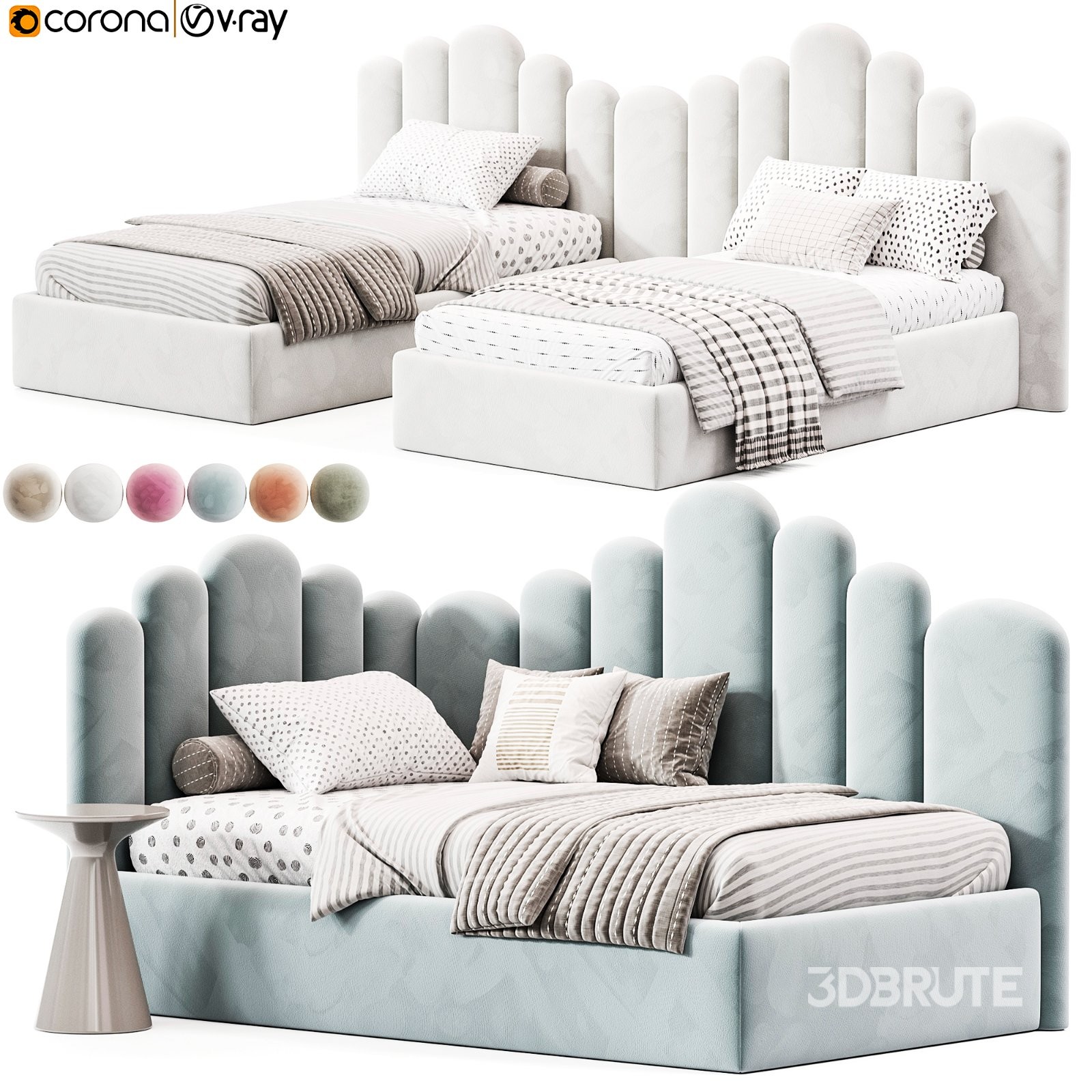 Corner bed Savoyardi Design kids Image 4