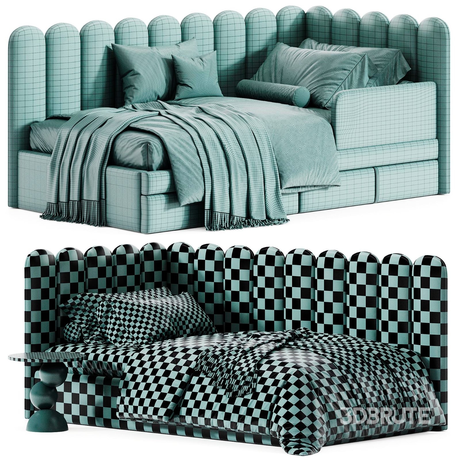 Children’s soft bed – Chamomile Image 4