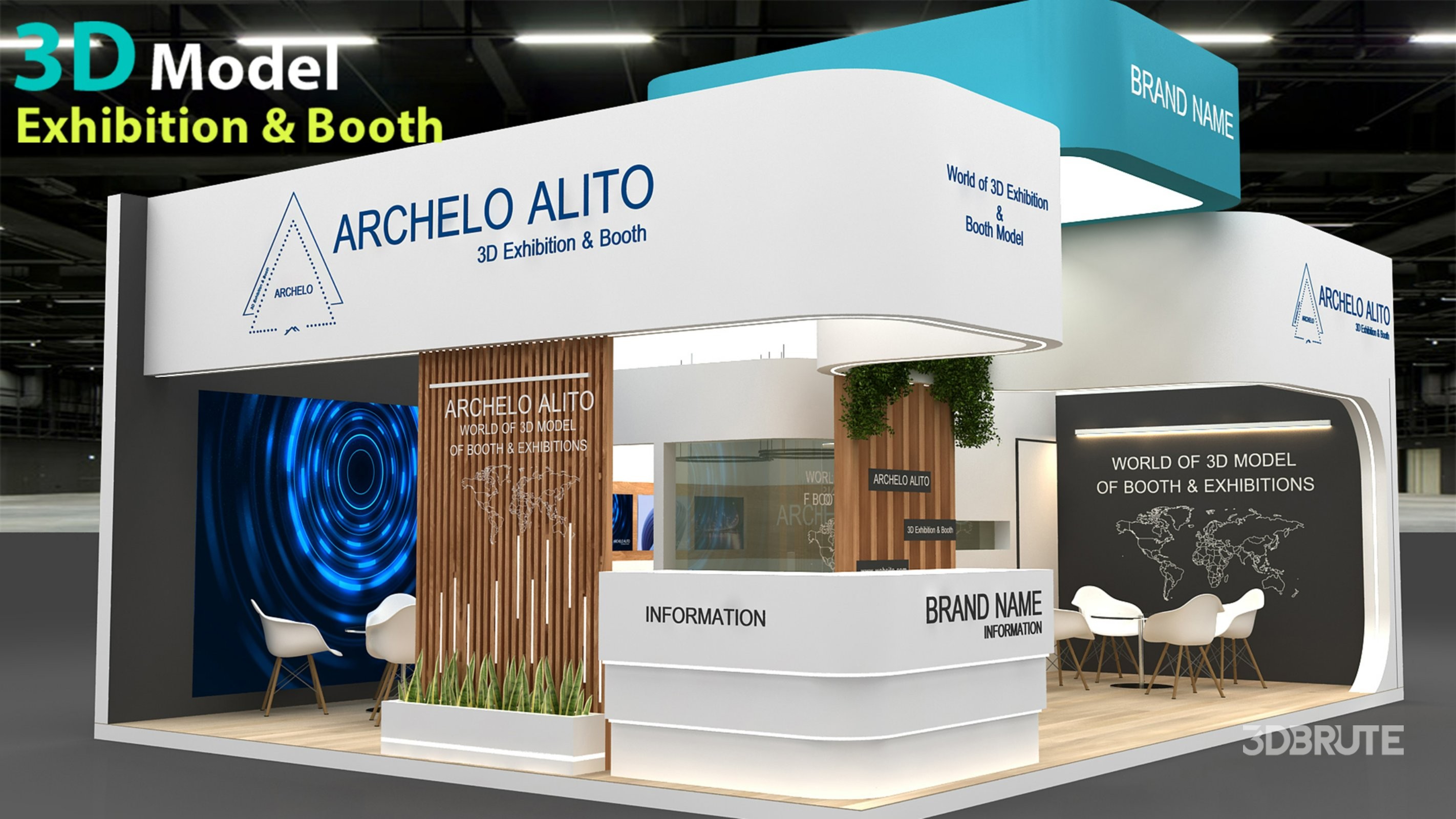 exhibition 3d model Image 3