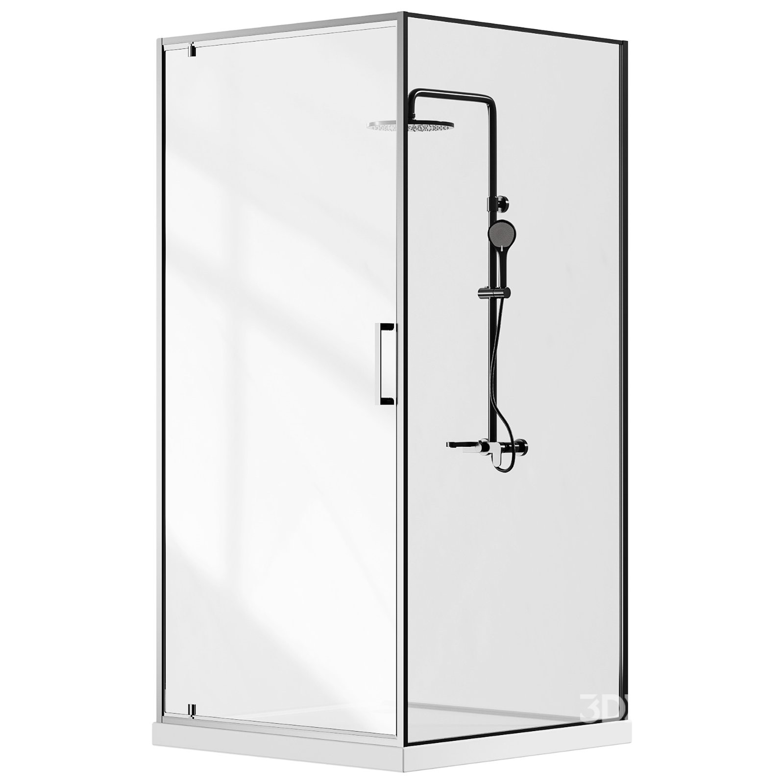 Beliani Set Shower Enclosure Image 2