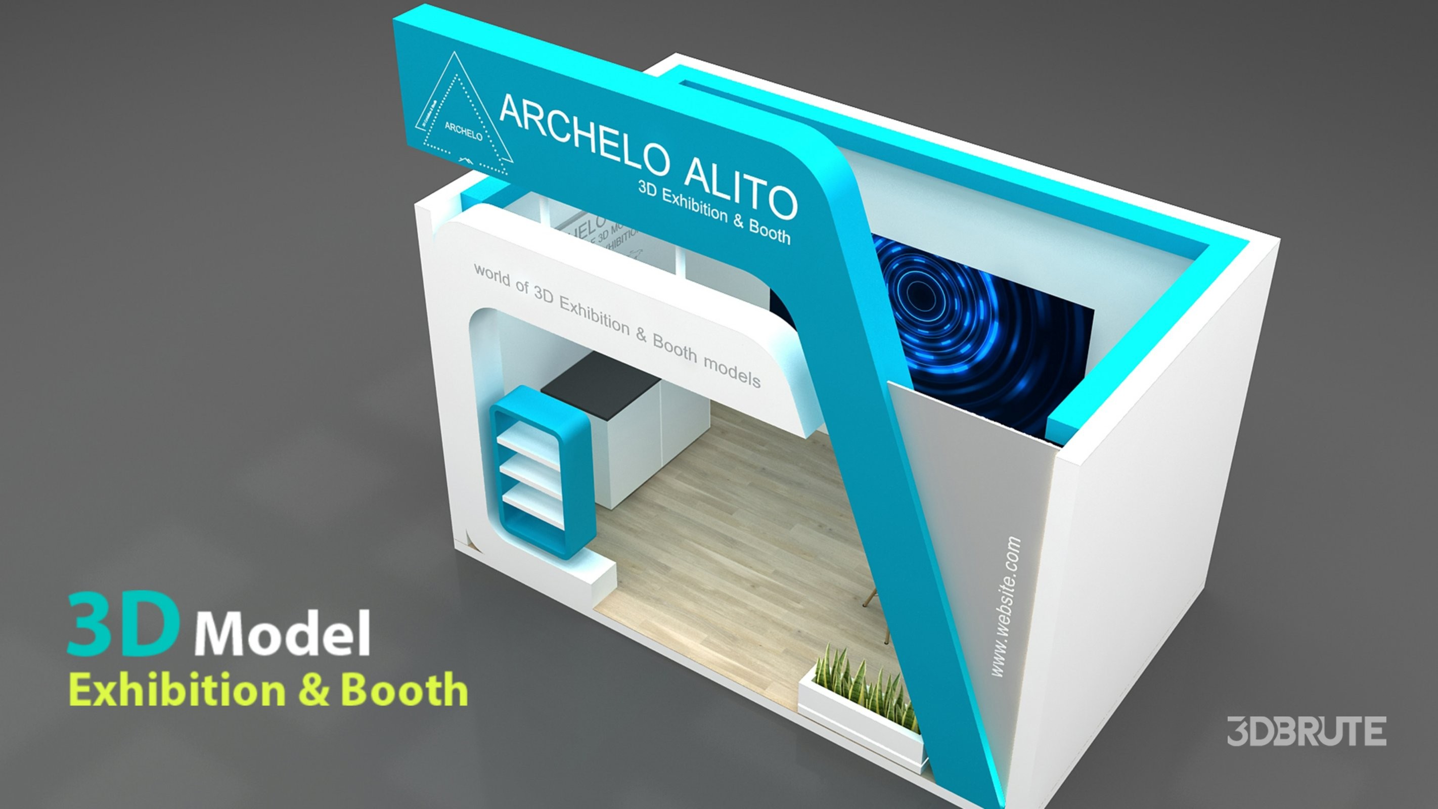 stall 3d model Image 6