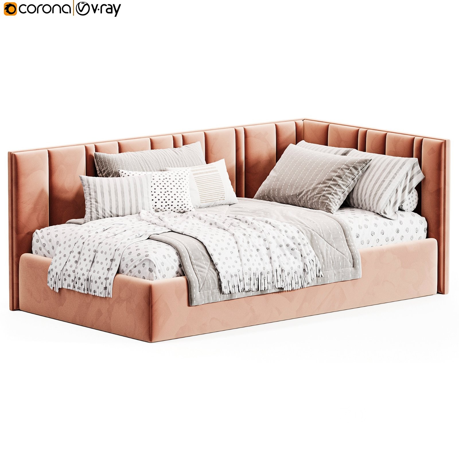 Corner bed Vertical Design Image 2