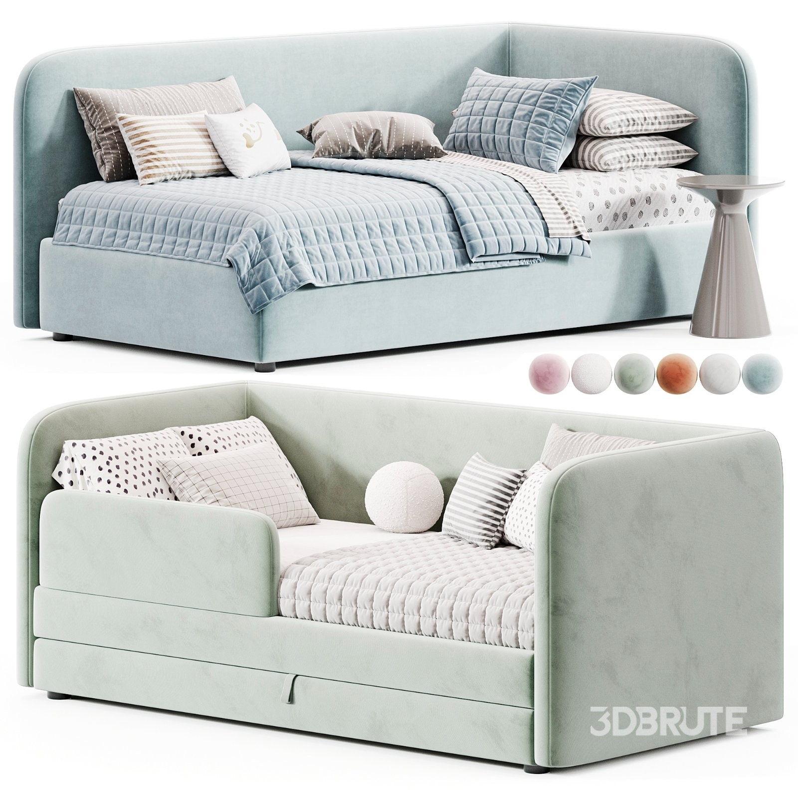 Children’s soft sofa bed Velite Image 2