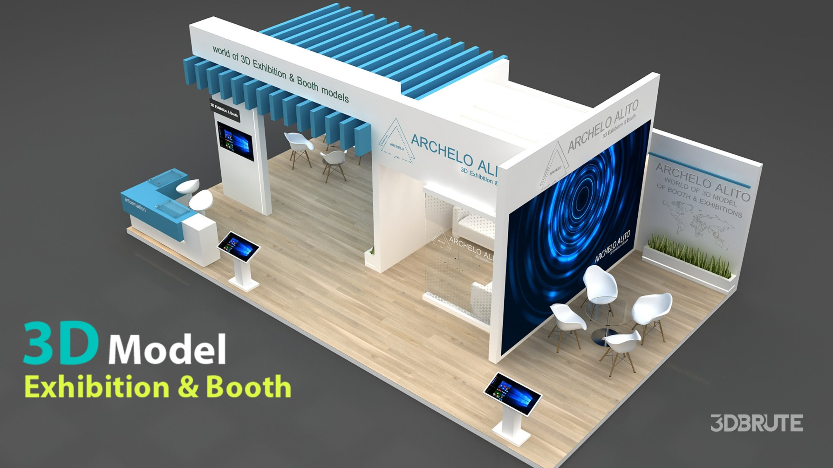 exhibition 3d model Image 6