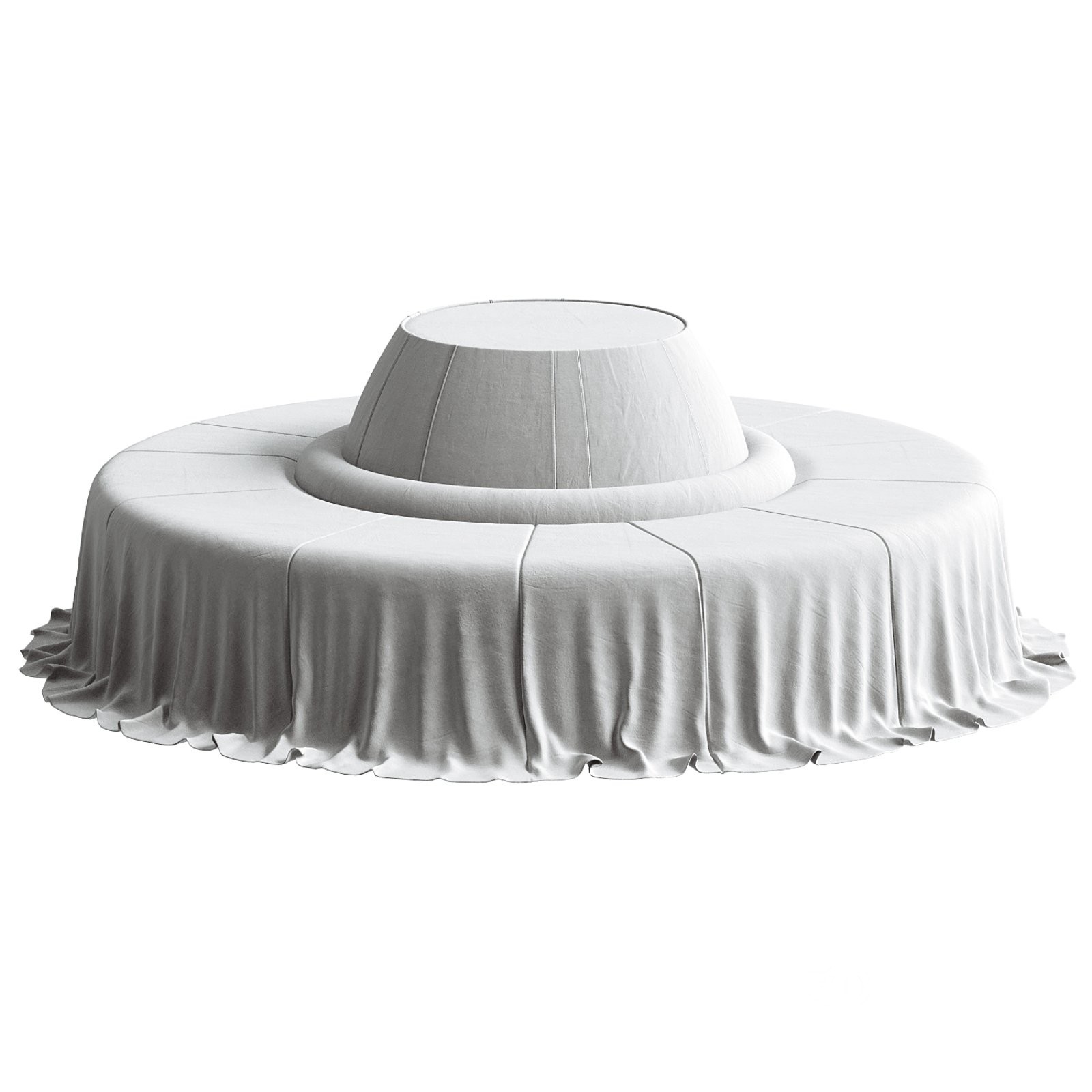 Gyvate Drape Round Sofa Image 1