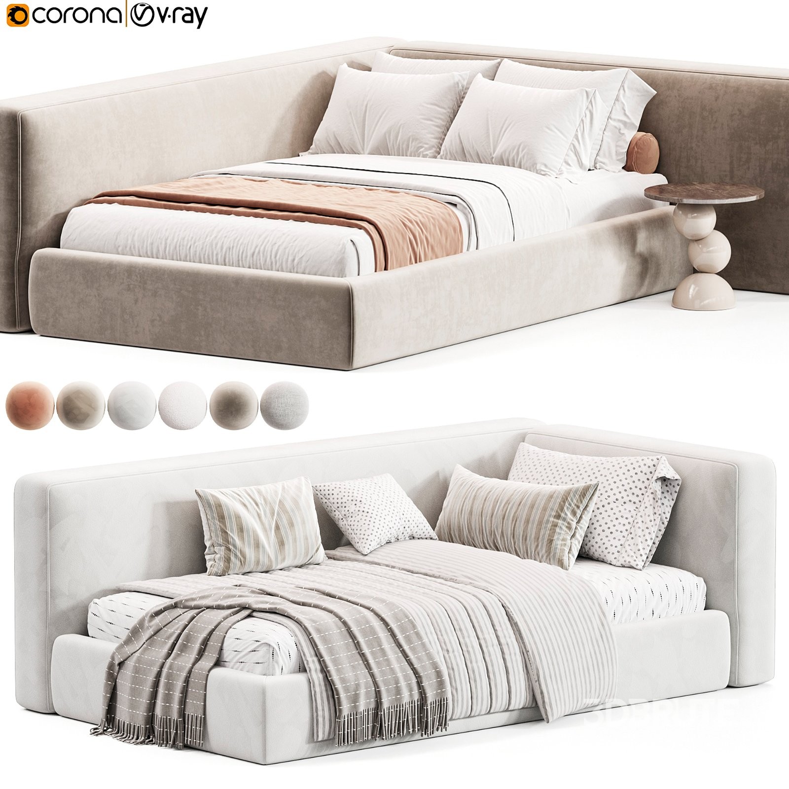 Corner bed Soho Design Image 4