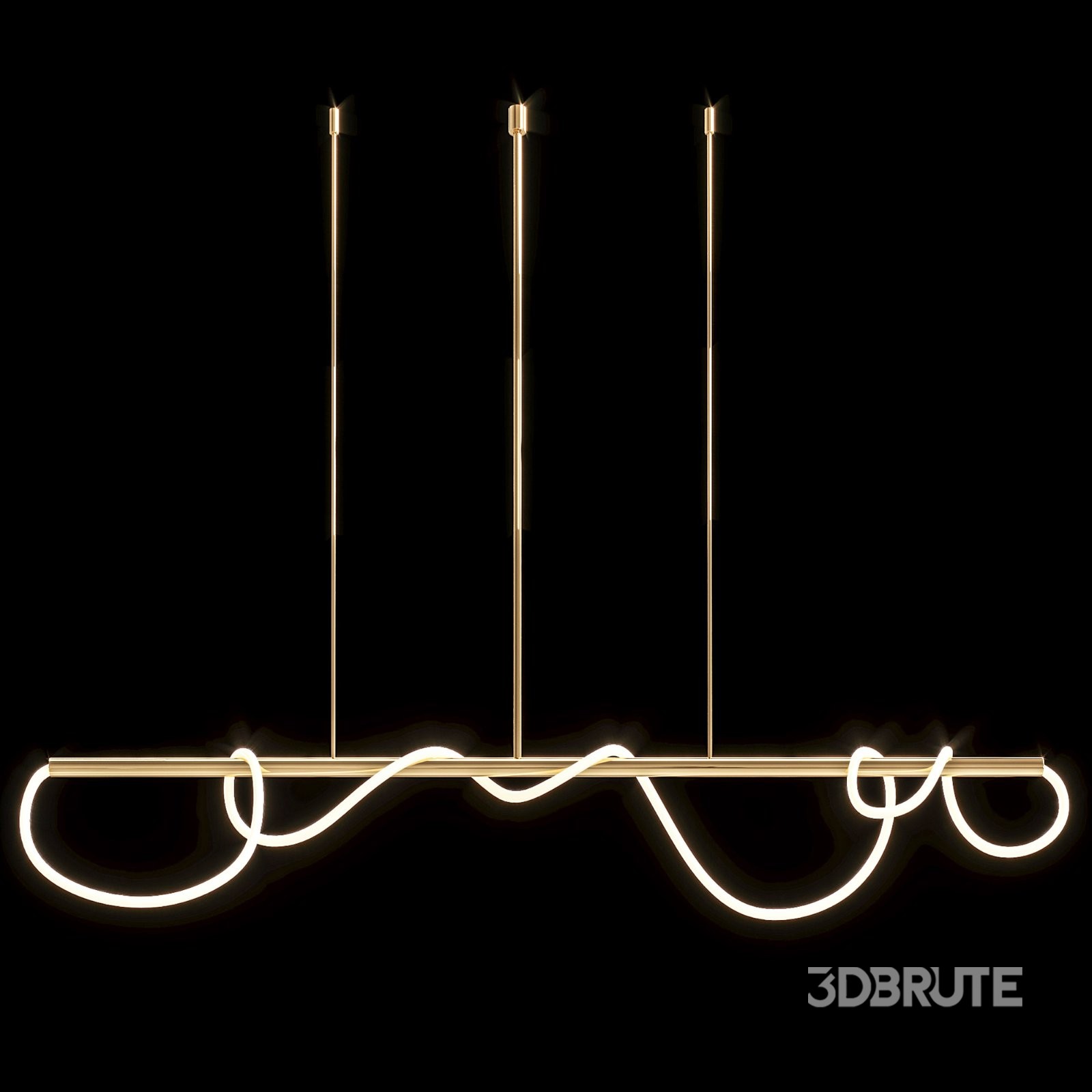 3 Luke Lamp Pendant Light Tracer Bar Image 3