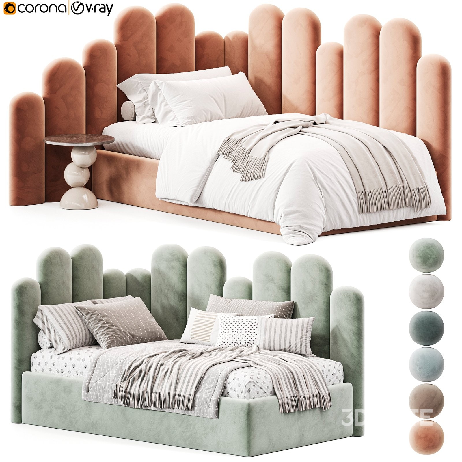 Corner bed Savoyardi kids 2 Image 2