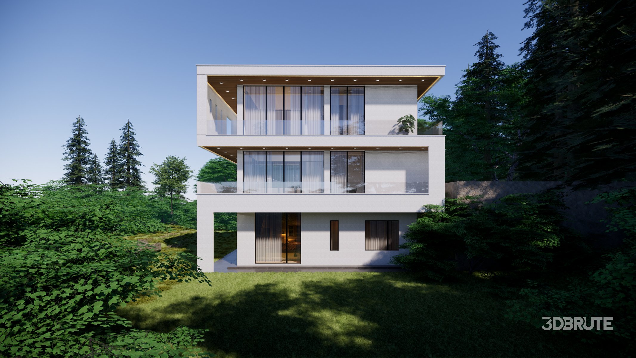 Modern three-story house Image 3